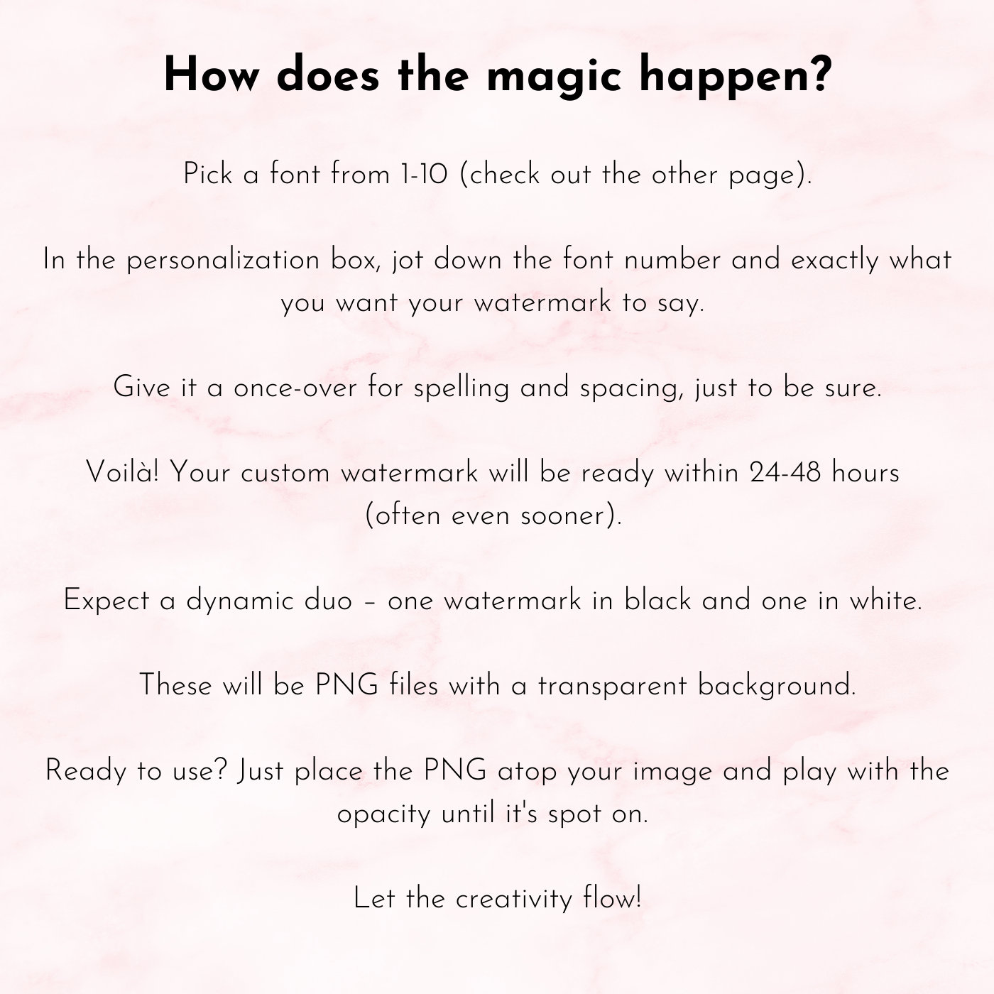 Custom Watermark - Personalized Watermark - Customized PNG File ...