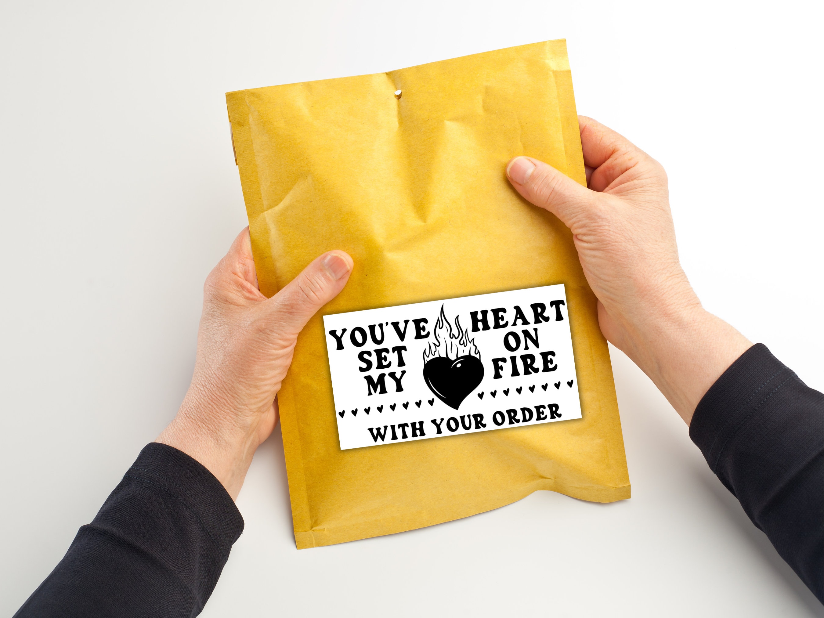 Valentine Thermal Label Bundle - Love Package Stickers - Small Business ...