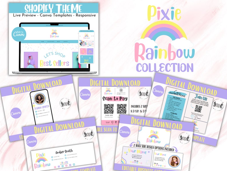 Pastel Scan to Pay QR Code Sign: Customizable Canva Template for Printable Payment Sign - Etsy