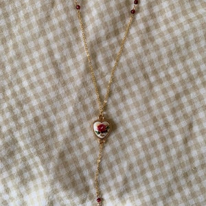 Cariño Rose Necklace | Lana Del Rey Jewelry, Coquette Jewelry, Rose ...