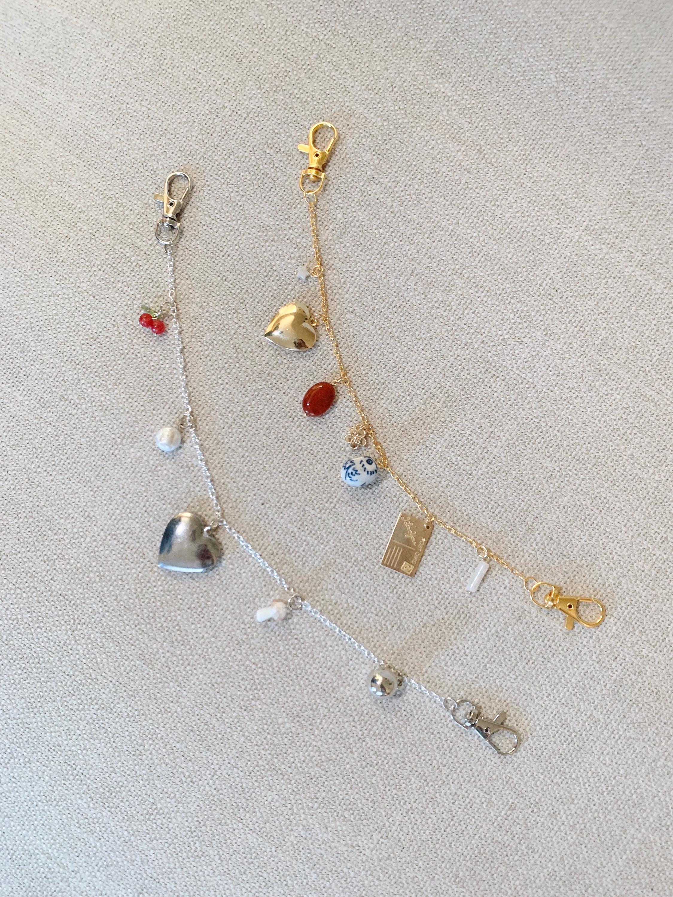 Customizable Bag Charm Chain | Personalized Bag Keychain Accessory ...