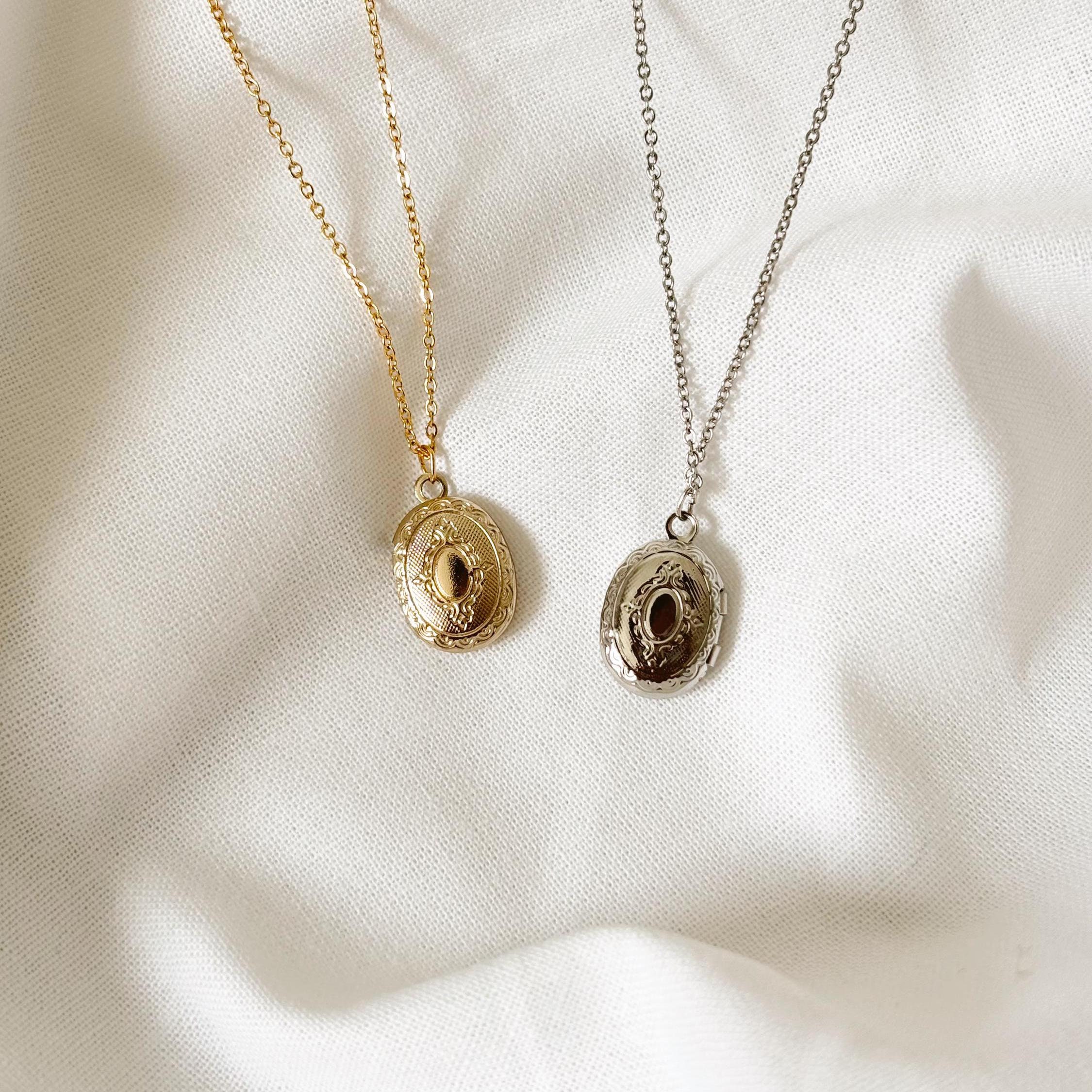 Isabella Mini Locket Mini Locket Necklace, Vintage Locket, Small Locket ...