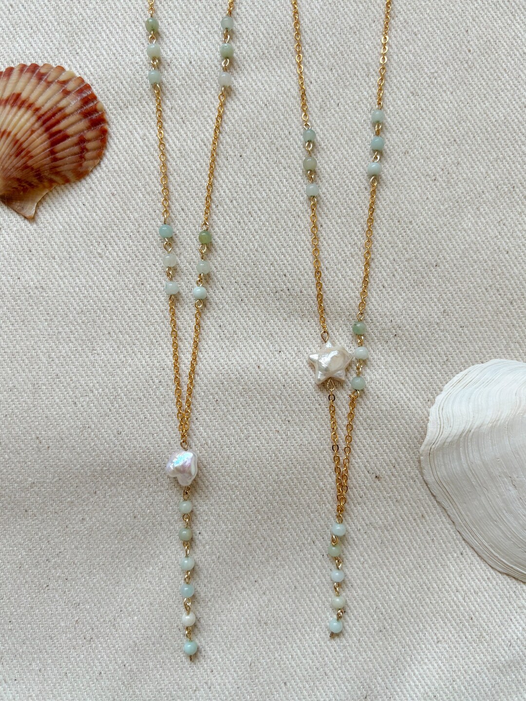 Ocean Pearl Necklace | Mermaid Core Jewelry, Mother of Pearl, Pearl ...