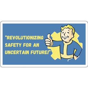 Fallout Vault-tec Sticker - Etsy