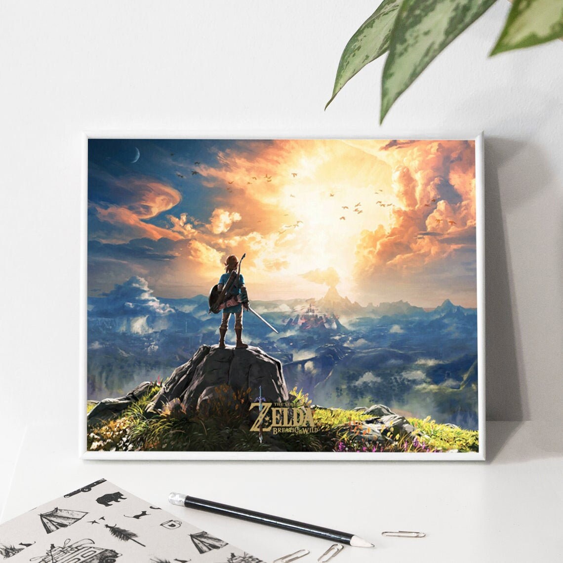 The Legend of Zelda: Breath of the Wild Poster the Legend of - Etsy