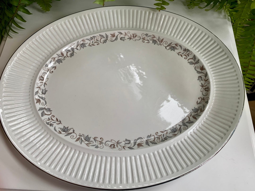Vintage Johnson Brothers Athena Pattern Serving Platter Etsy