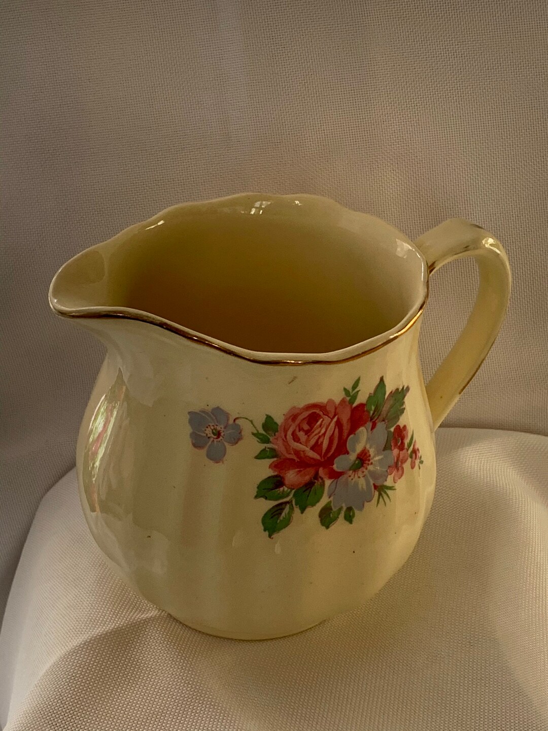 Vintage J & G Meakin Sunshine Milk Jug - Etsy