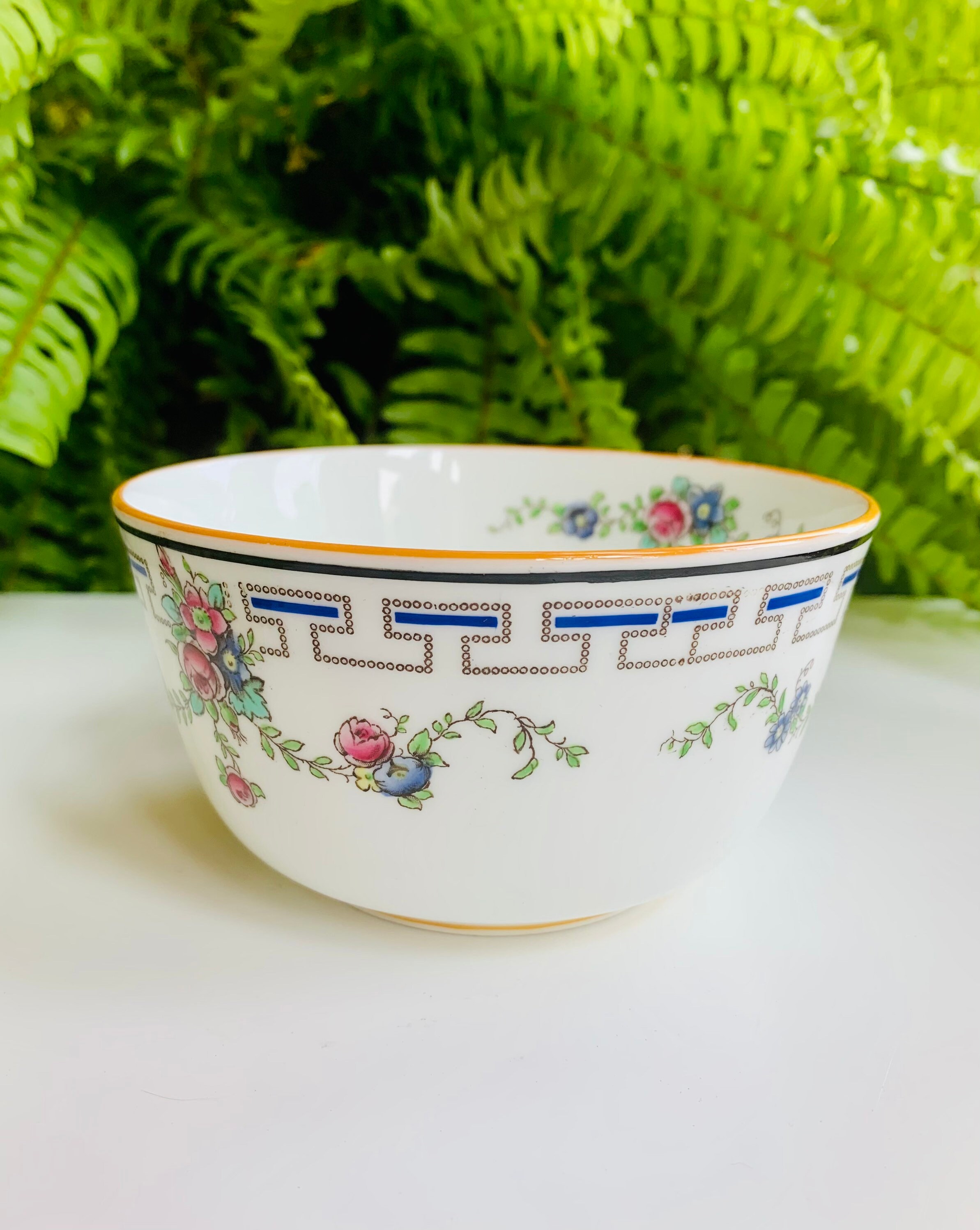 Vintage Royal Doulton E10000 Pattern Open Sugar Bowl and - Etsy