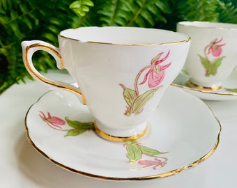 Vintage Sutherland China Ladys Slipper Prince Edward Creamer, Sugar ...