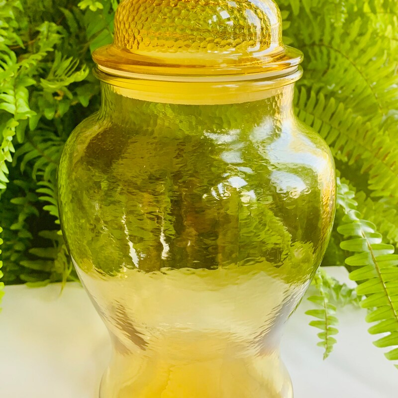 Amber Textured Glass - Etsy