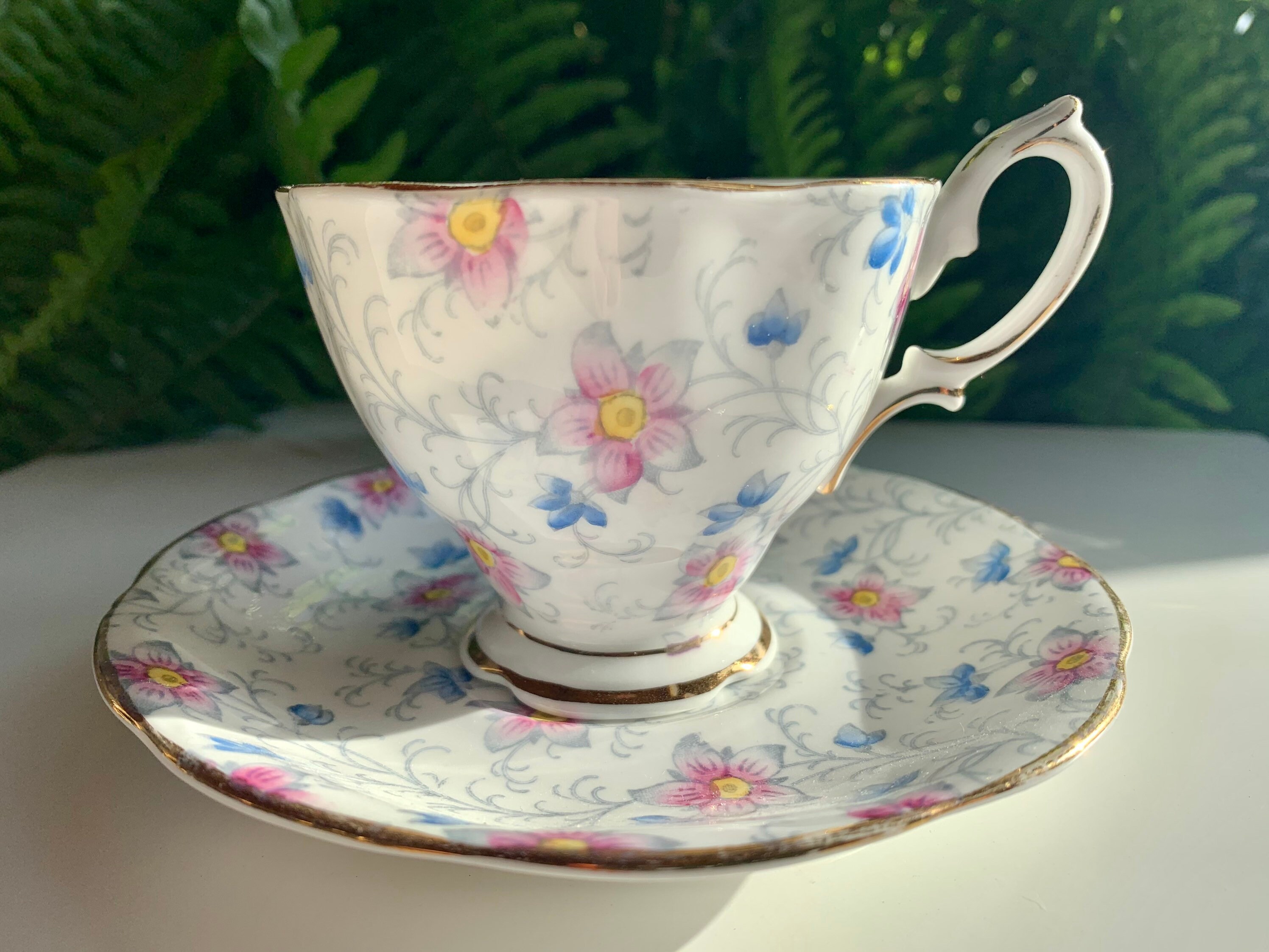 Vintage Rare Pattern Royal Albert Crown China Scalloped China | Etsy