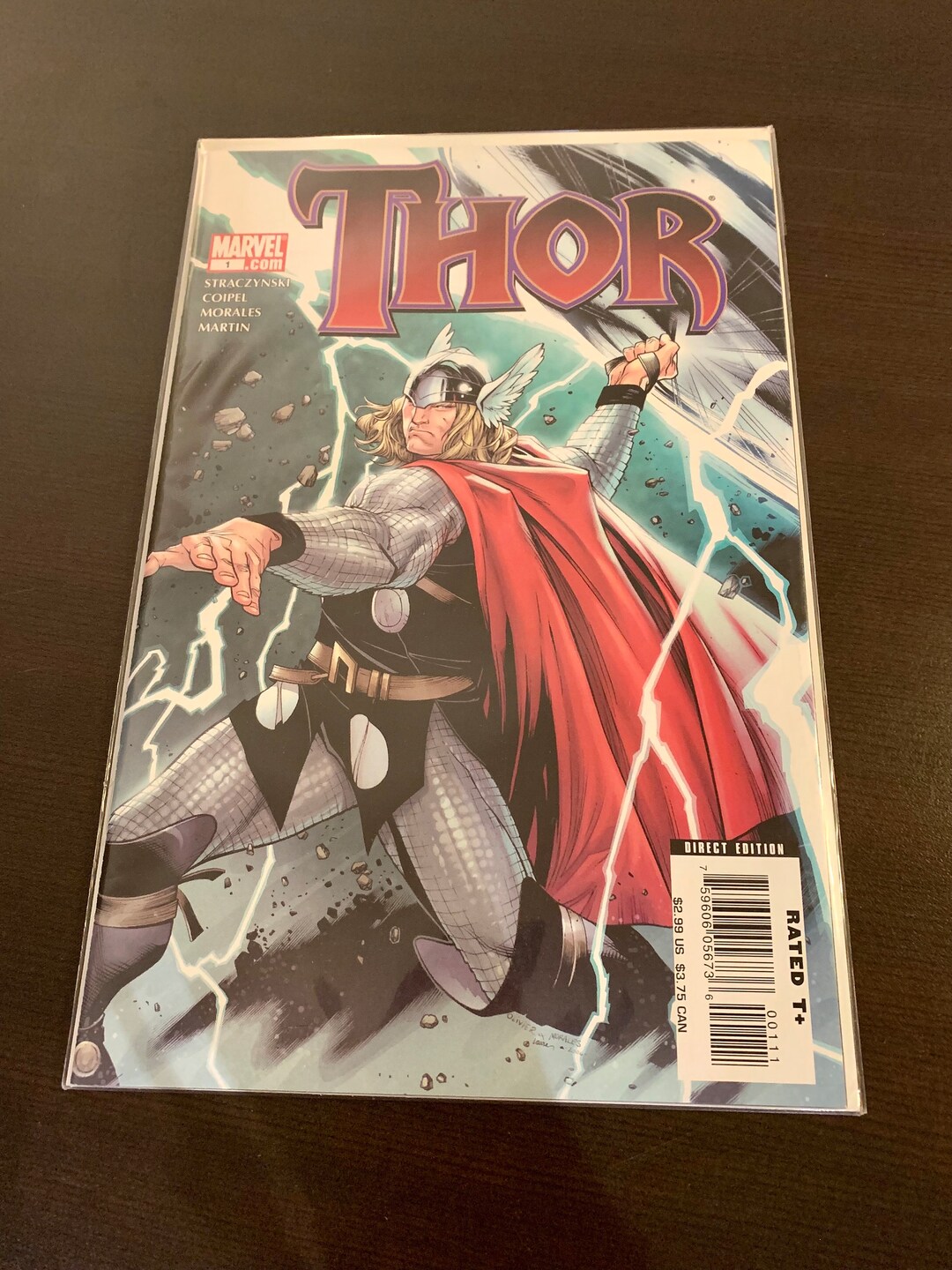 2007 Thor Issue 1 Coipel Cover & Art NM - Etsy