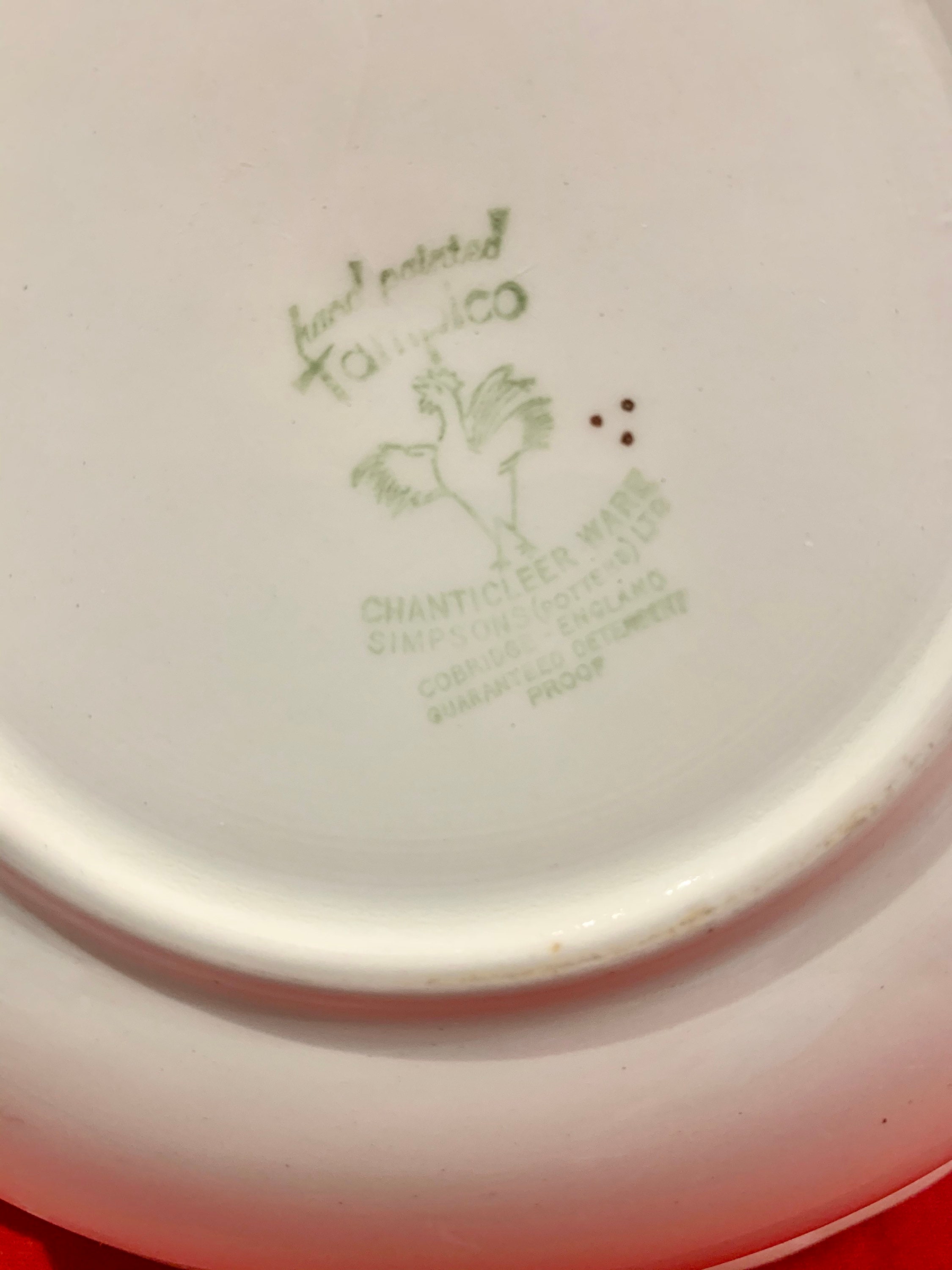 Vintage Simpsons Pottery Hand-painted Tampico Chanticleer - Etsy