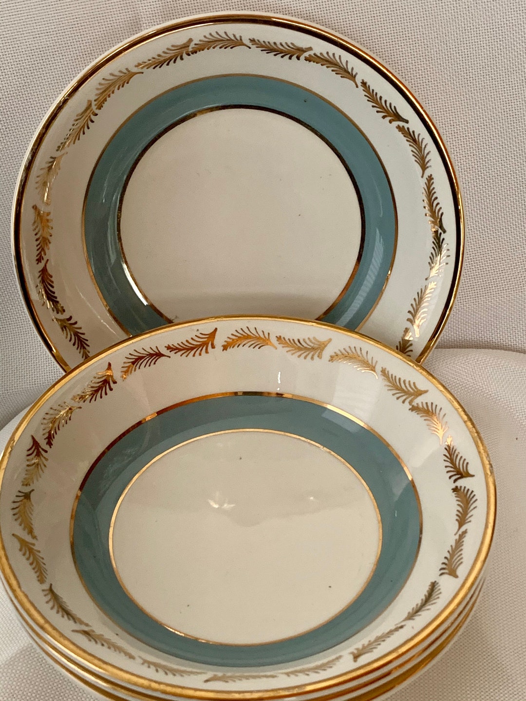 Vintage Simpsons Pottery Oakwood Dessert Bowls - Etsy