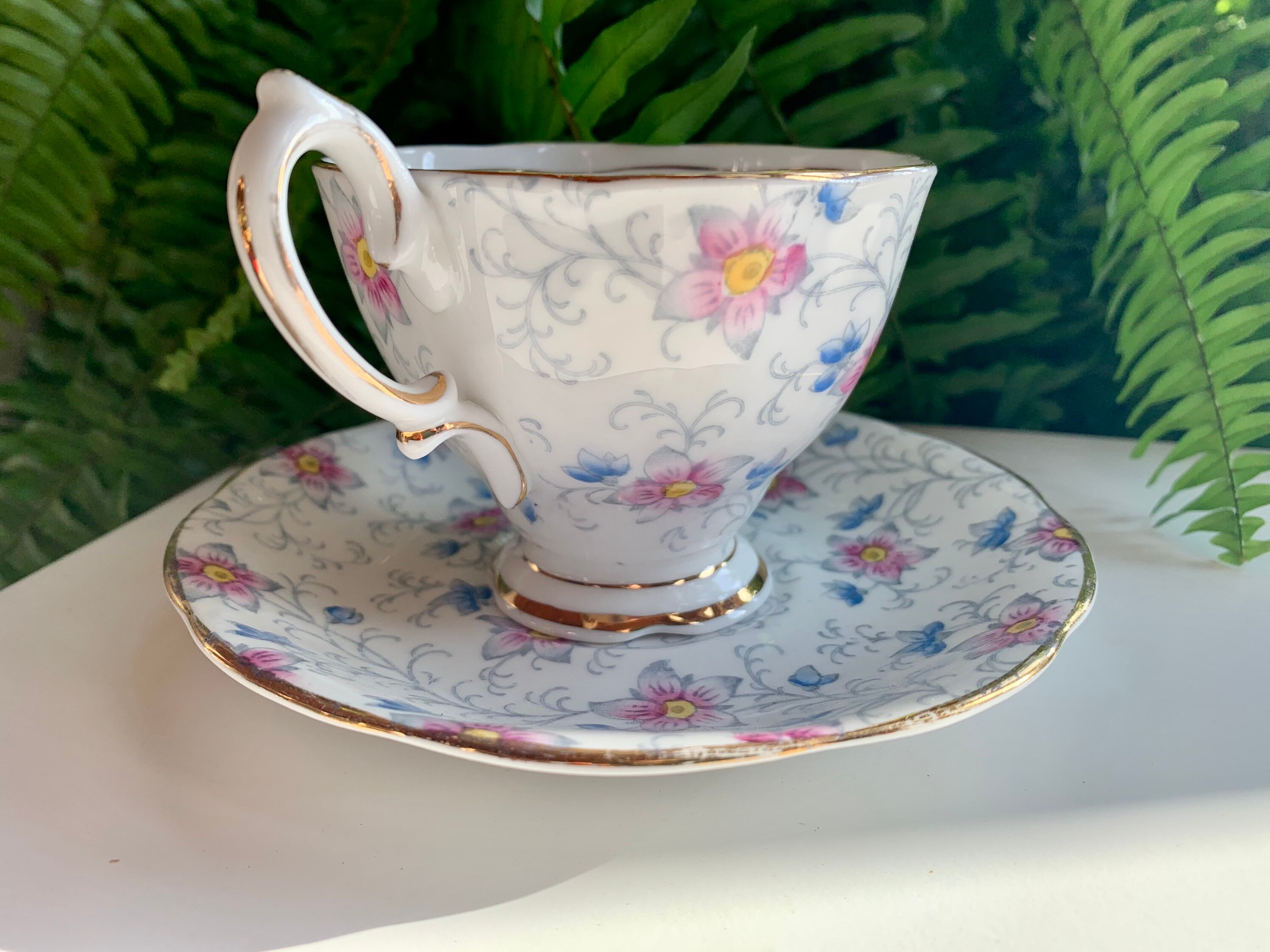 Vintage Rare Pattern Royal Albert Crown China Scalloped China | Etsy