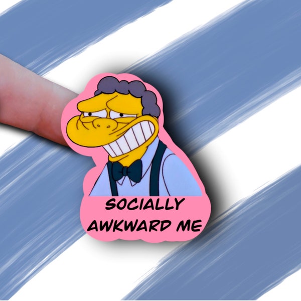Moe Simpsons Sticker - Etsy