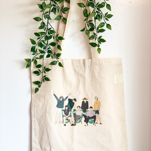 BTS Tote Bag BTS Army Tote Bag K-pop Jin Suga J-hope RM - Etsy