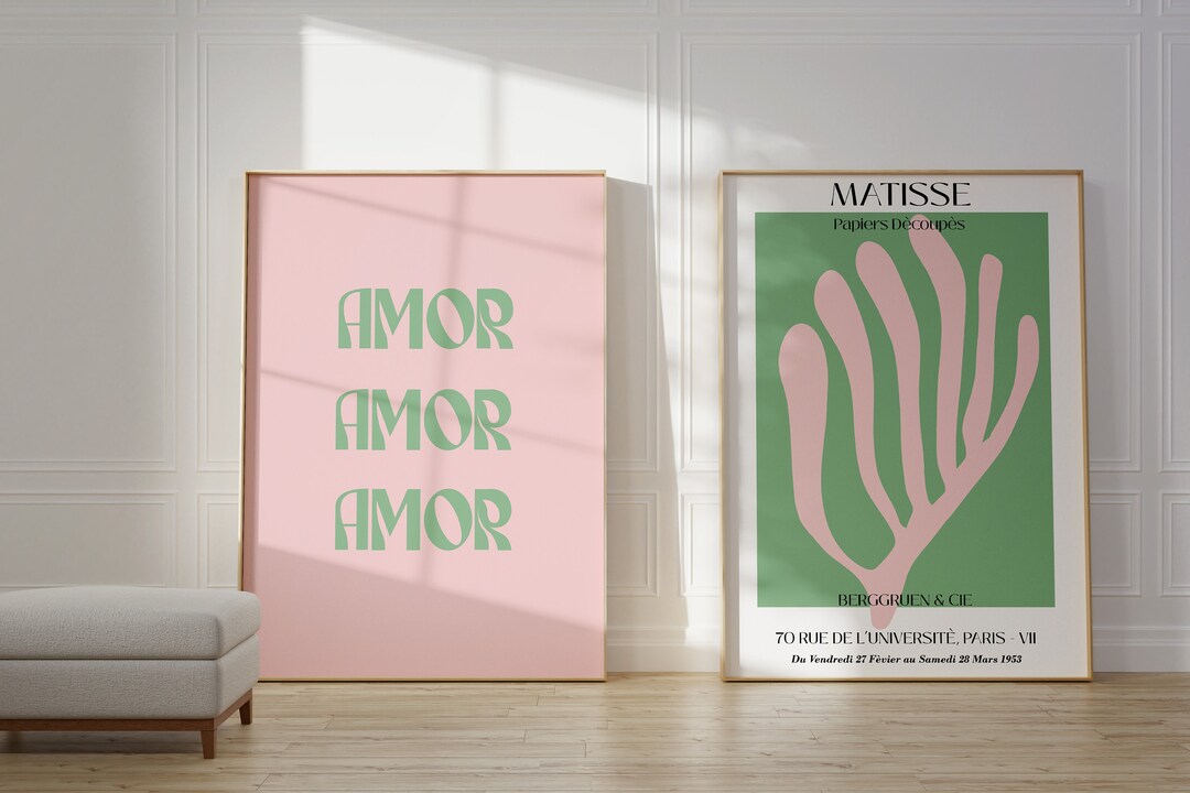 Amor Love Art Print Matcha Art Print Matisse Digital Art Print Matisse ...