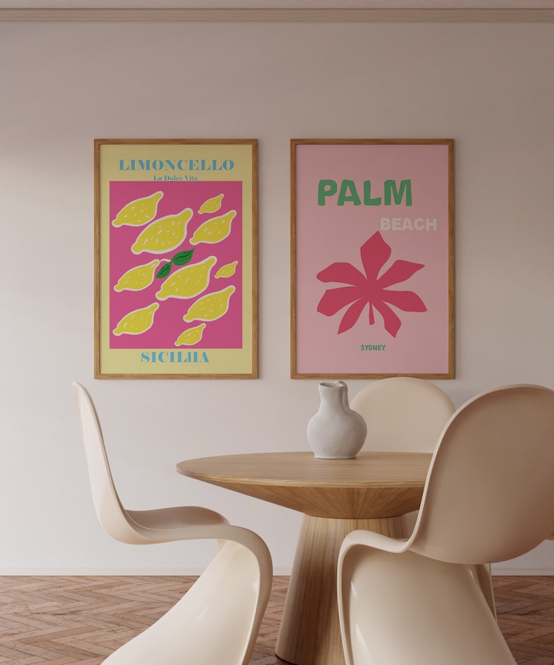 Limoncello Sicilia Italian Art Print, Lemon Art Print Modern Art Print ...
