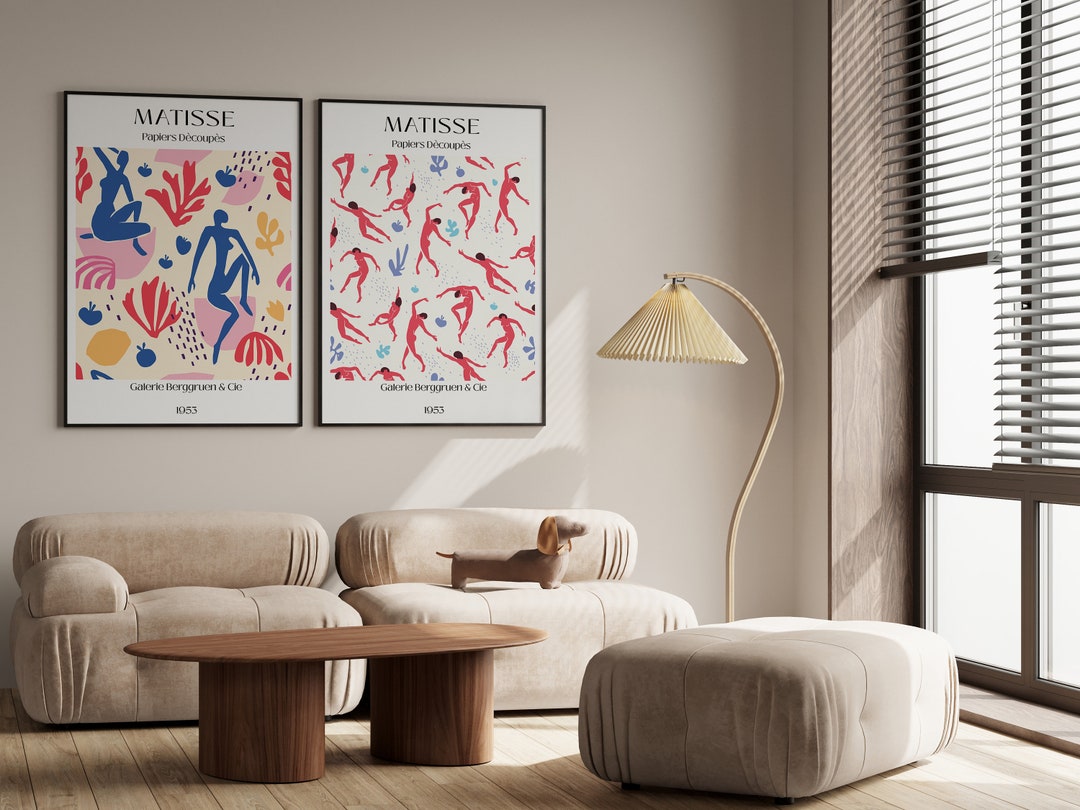 Bundle 2 Matisse Wall Art Prints - Matisse La Danse the Dance Cut Outs ...