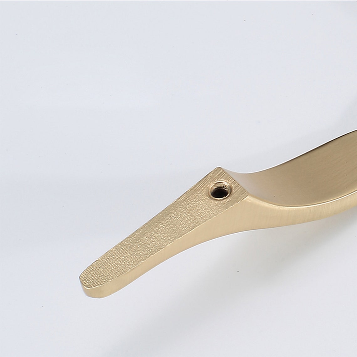 Gold Long Leaf Knob/copper Leaf Drawer Pulls/gold Leaf Cabinet - Etsy