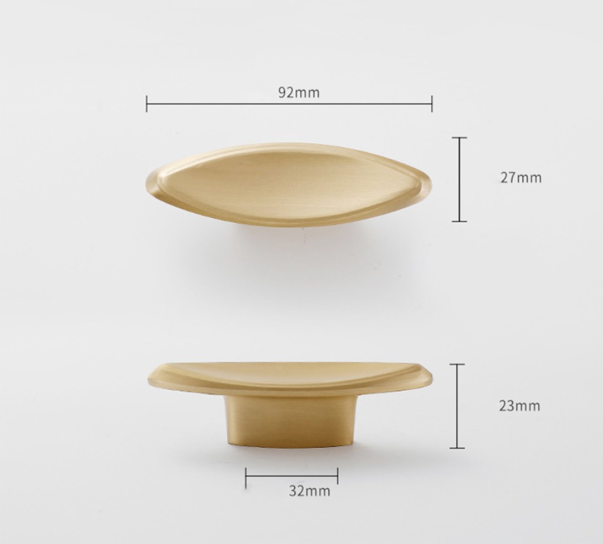 Pure Copper Leaf Pulls/Brass Leaf Drawer Pulls/Gold Leaf | Etsy