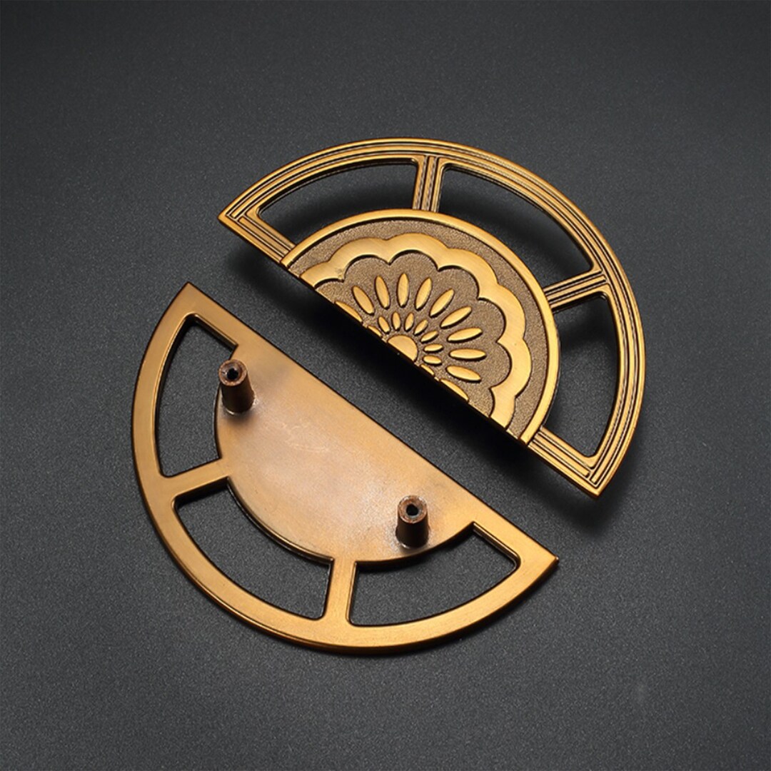 1.25" 2.5" Scmicircle Asian Drawer Pulls Kitchen Cabinet Door Pull ...