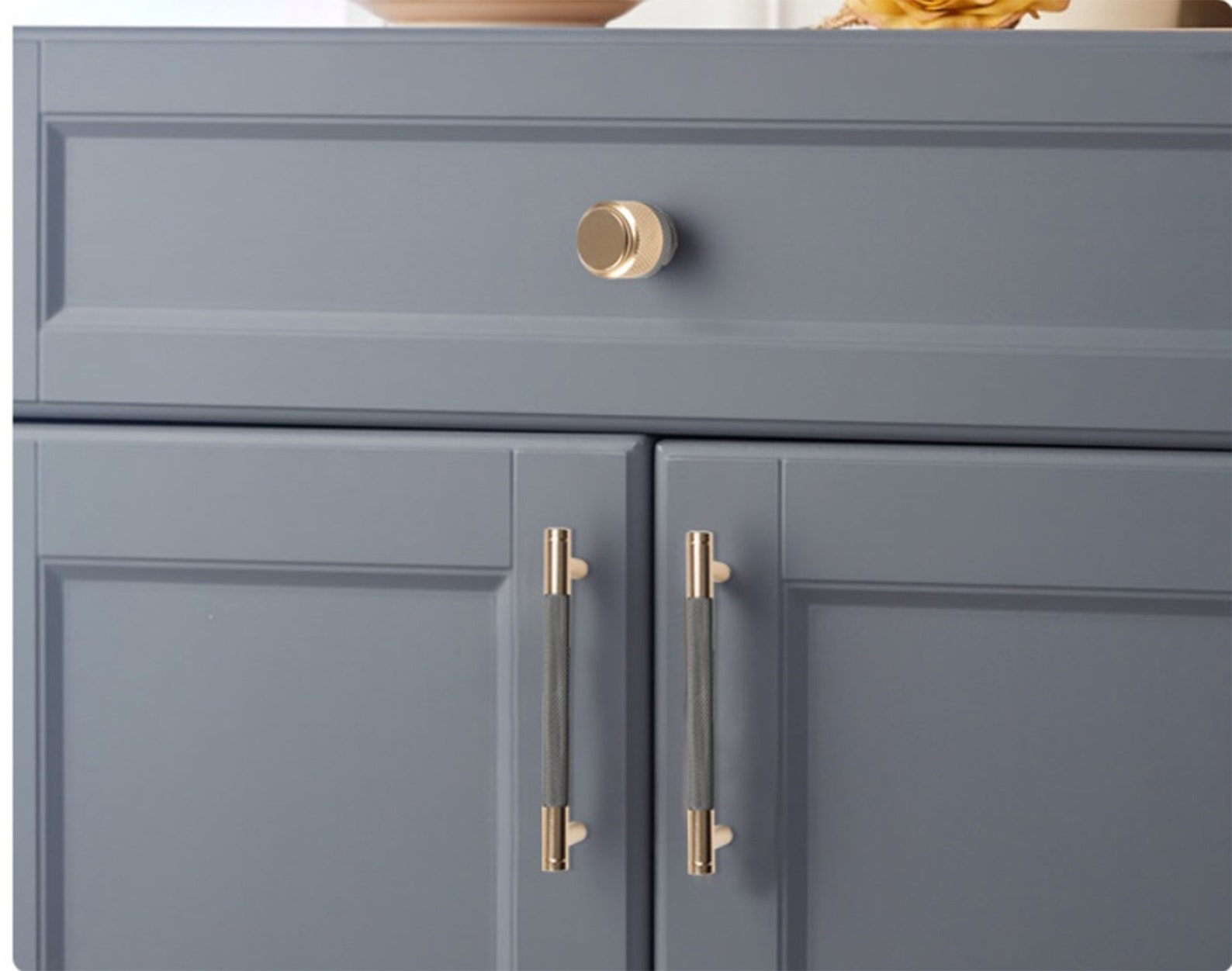 3.755 10 Gold Gray Long Drawer Handles Cabinet - Etsy
