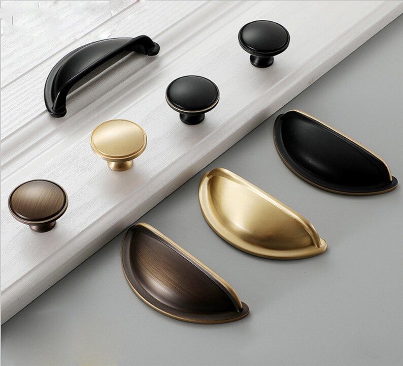 1.3 3 Pure Copper Black Brown Bronze Cup Handles - Etsy