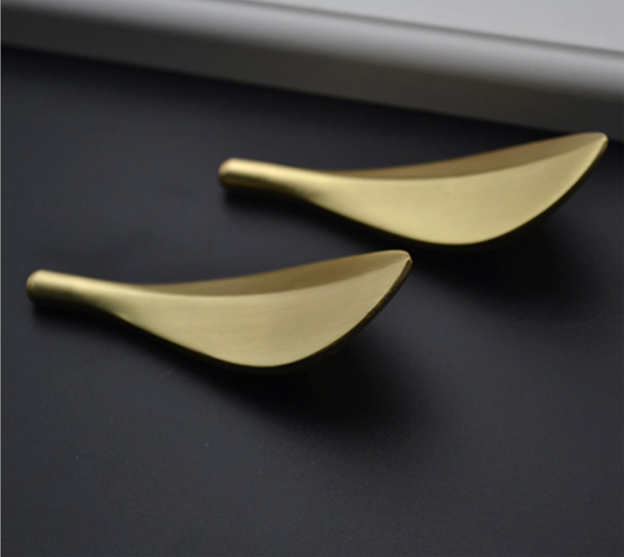1.26 Gold Leaf Drawer Pulls Cabinet Pulls Drawer Pulls - Etsy