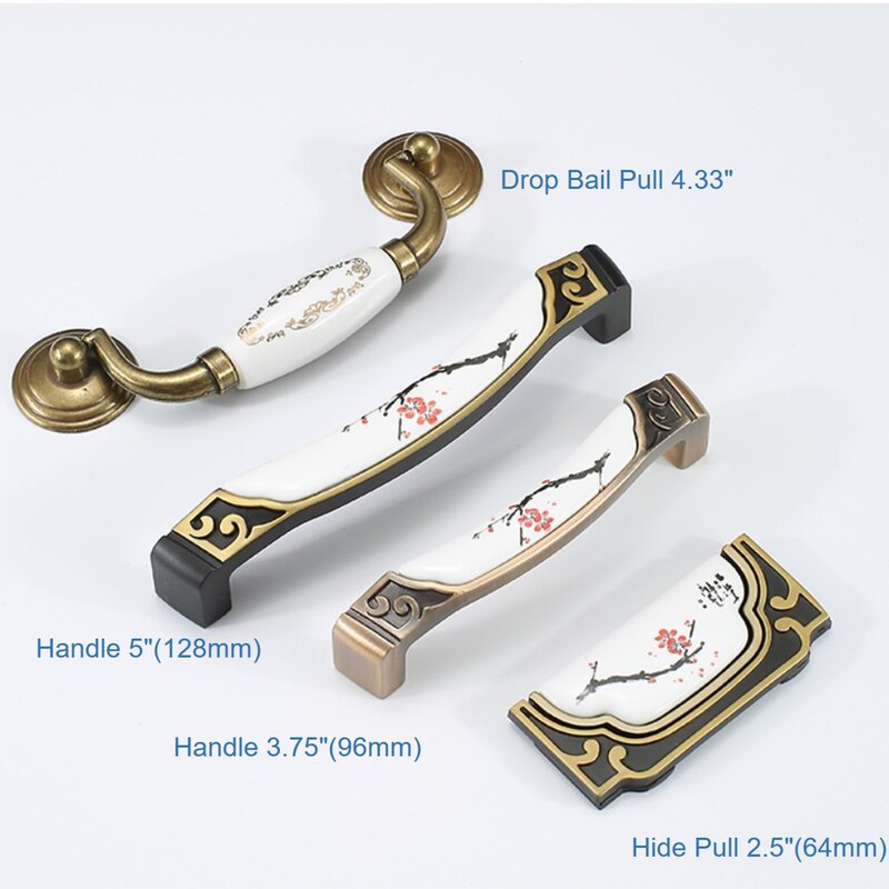 White Drawer Pulls - Etsy