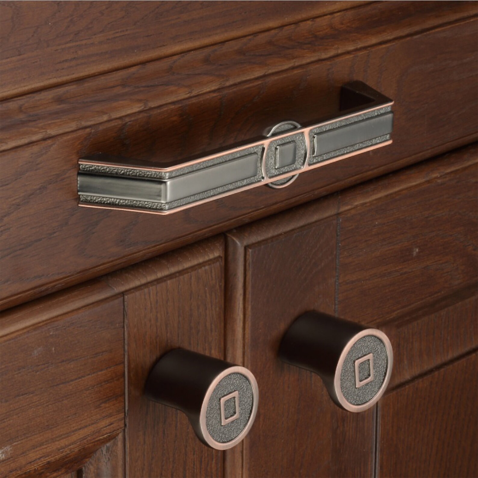 3.75 5 7.56 Red Bronze Cabinet Handles Pulls - Etsy