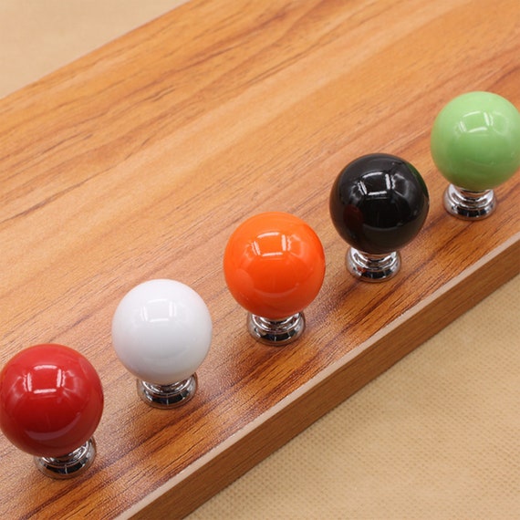 1.2 Ceramic Drawer Knob Drawer Pulls Ball Knobs Cabinet - Etsy