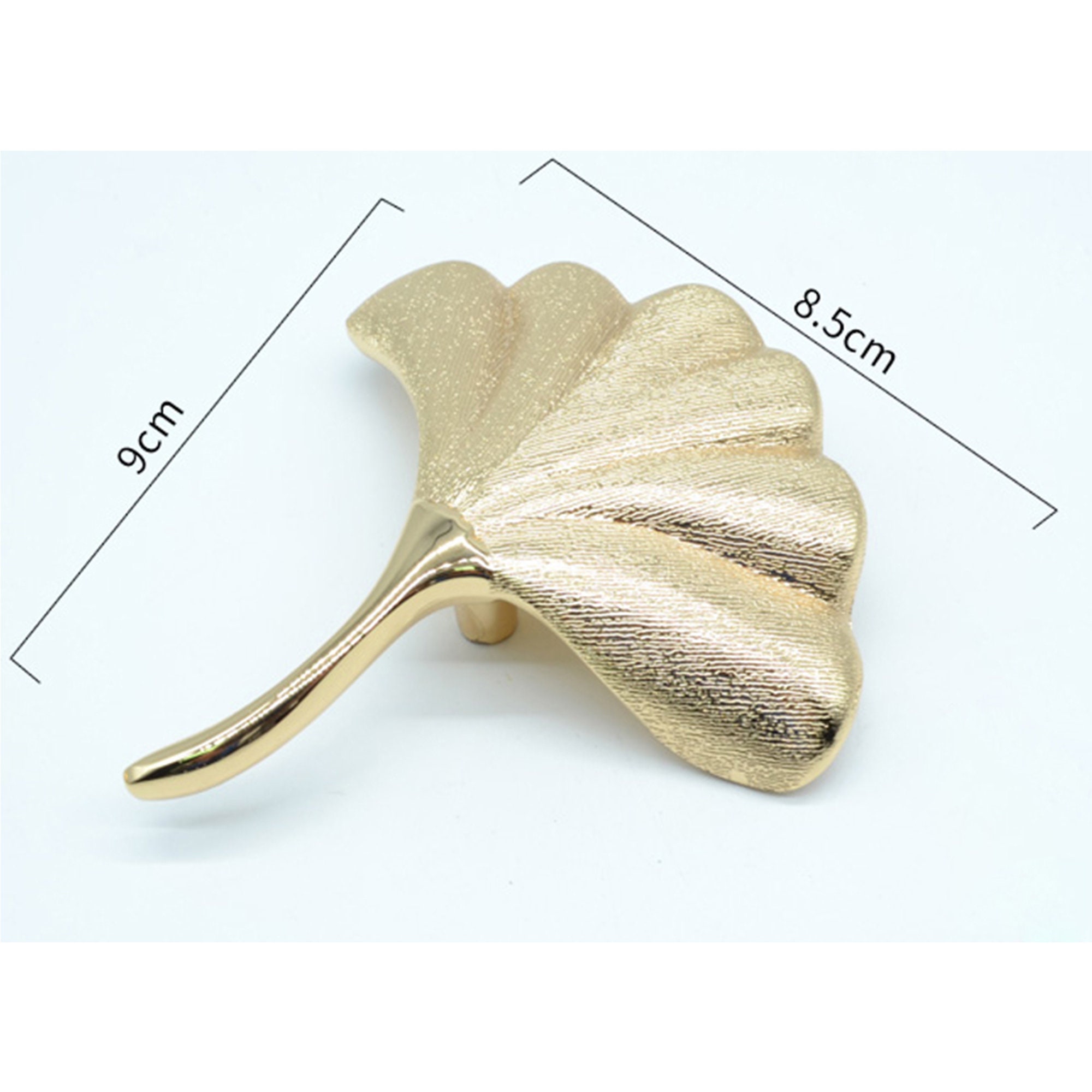 Nordic Gold Ginkgo Leaf Knob Handles /leaf Cabinet Pulls | Etsy