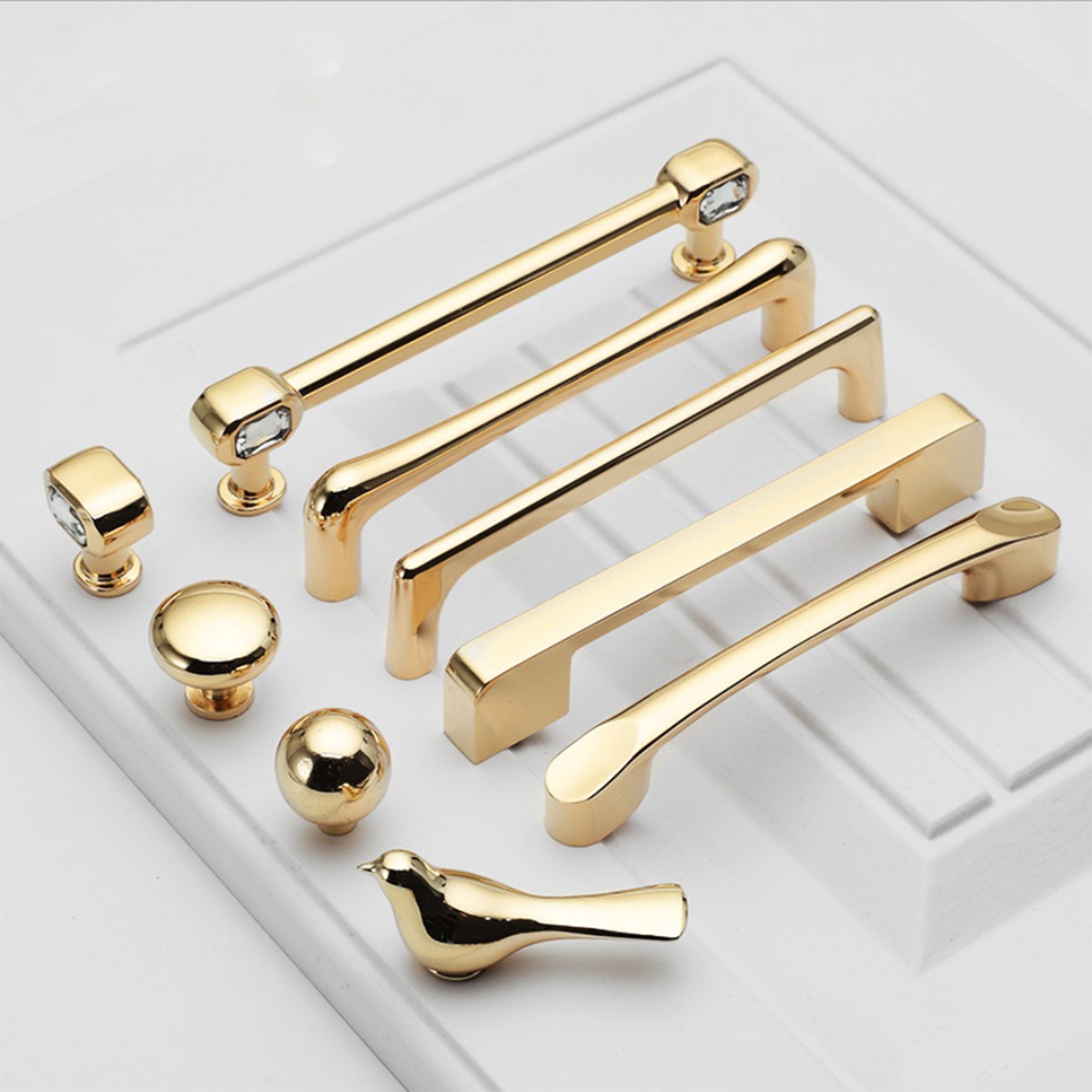3.75 5 7.56 Polished Gold Drawe Handles - Etsy UK