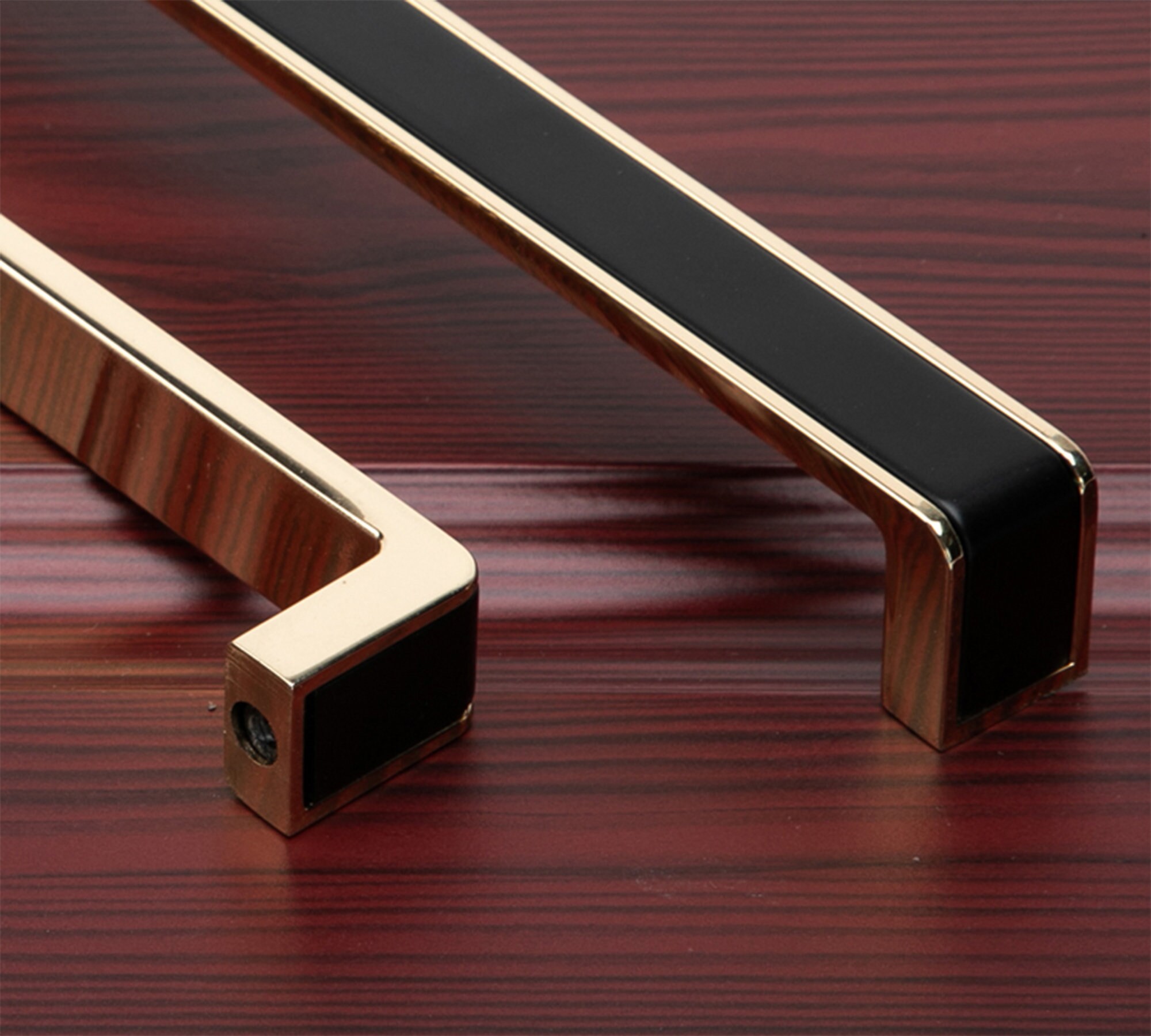 Black Cupboard Modern Cabinet Door Pulls Handles Black Drawer - Etsy