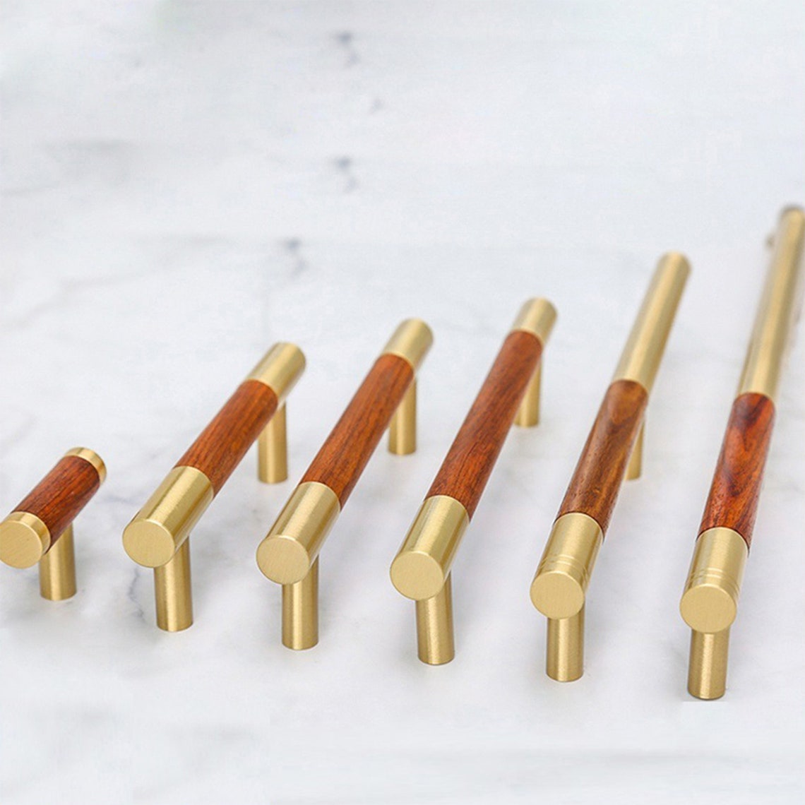 Long Solid Brass Wood Cabinet Handles Pulls Knobs Modern - Etsy