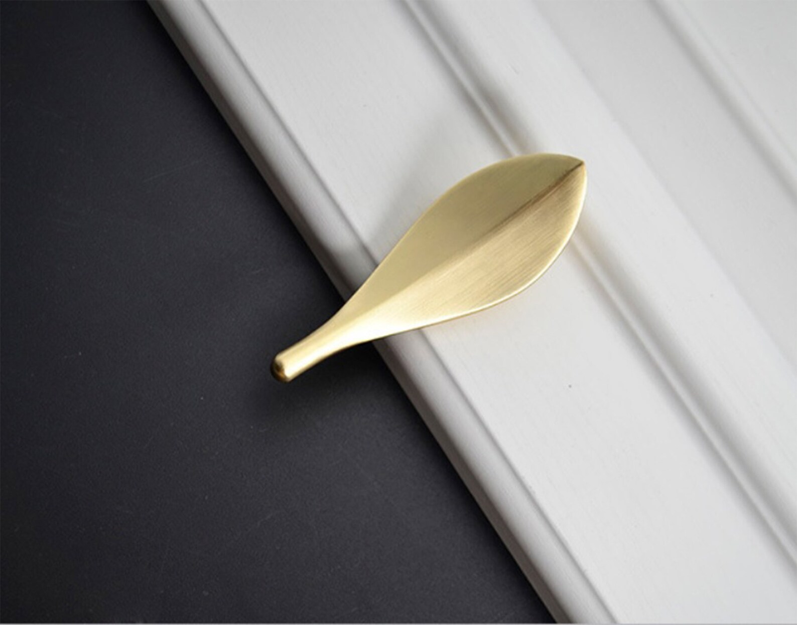 1.26 Gold Leaf Drawer Pulls Cabinet Pulls Drawer Pulls - Etsy