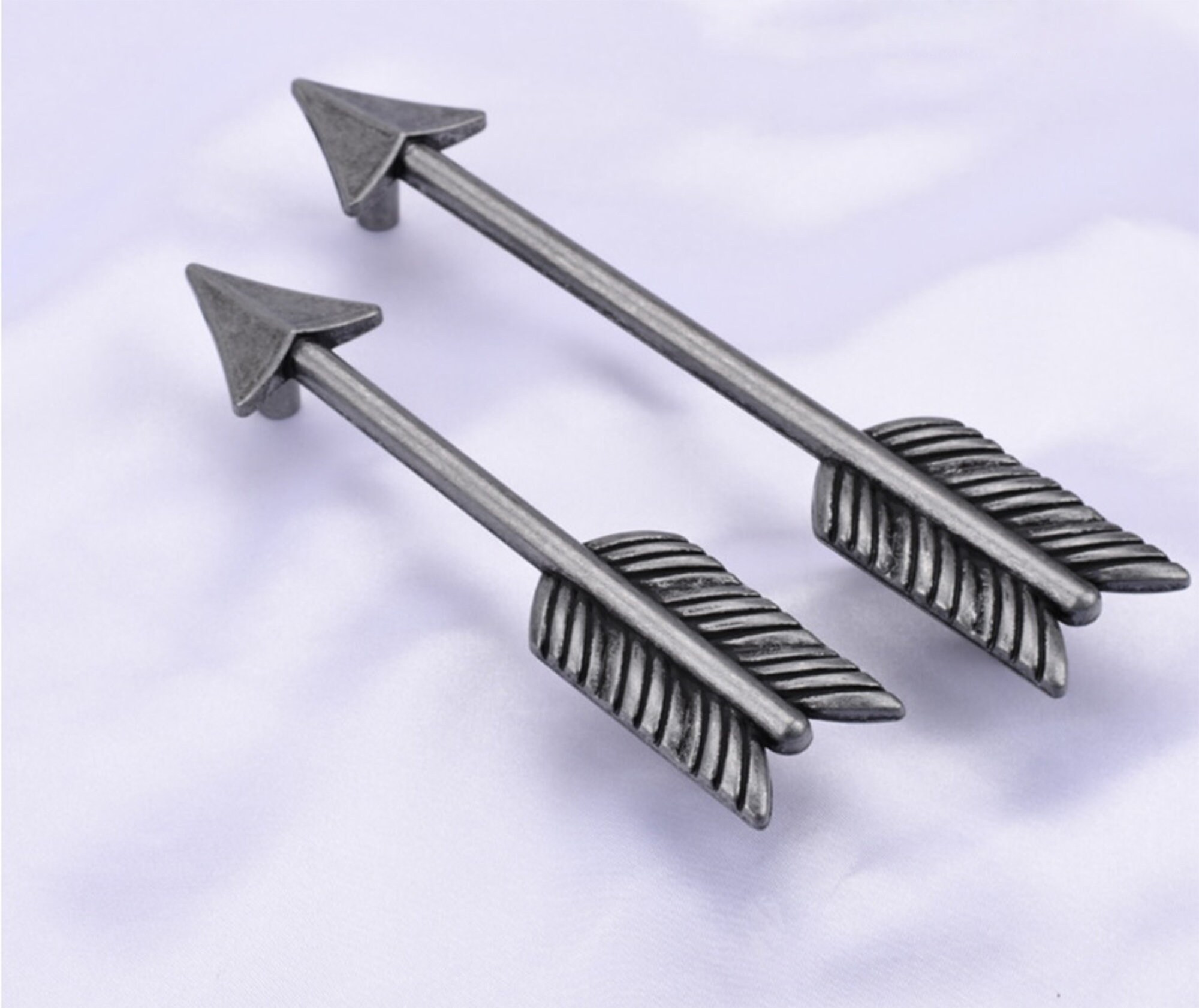 3.78 5 Black Gold Iron Arrow Handles Pulls | Etsy