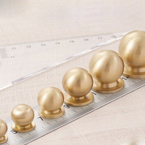 Solid Brass Hexagon Cabinet Knobs - Etsy