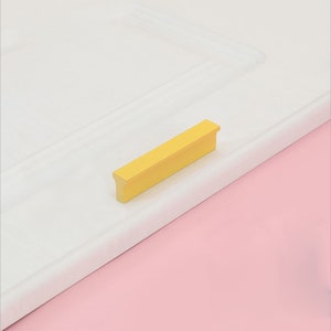 7.5612.6 Long Yellow Blue Cabinet Handles Drawer Handles Cabinet Pulls ...