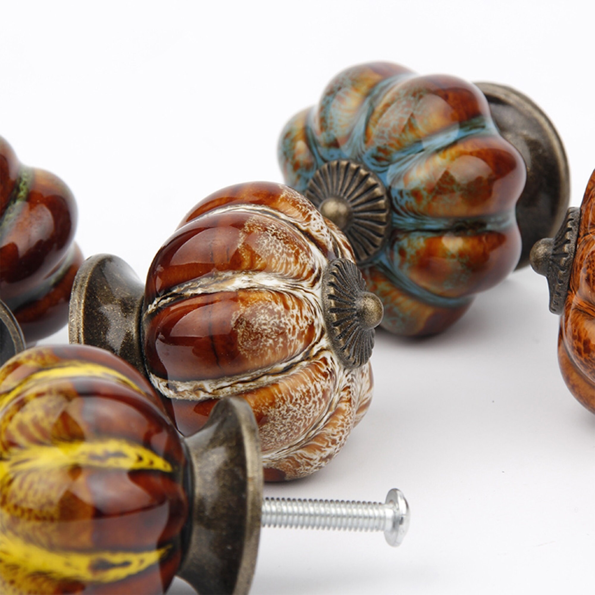 1.55 Ceramic Cabinet Pulls Knobs Drawer Knobs Pulls - Etsy