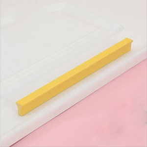7.5612.6 Long Yellow Blue Cabinet Handles Drawer Handles Cabinet Pulls ...