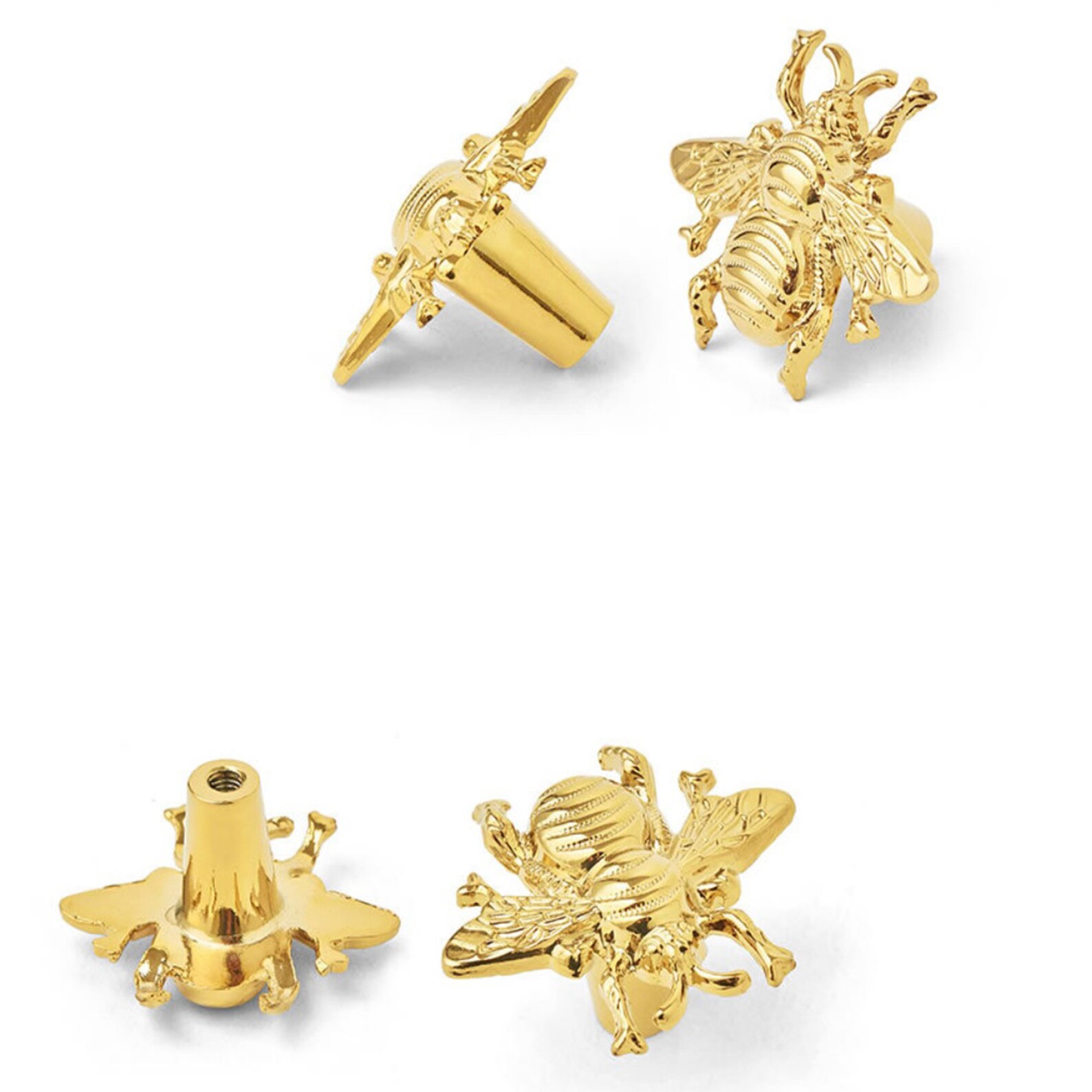 Light Luxury Solid Brass Bee Drawer Knobs Drawer Pulls | Etsy