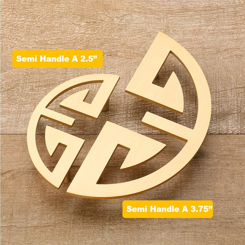 Pure Copper Round Drawer Knobs / Solid Brass Cabinet Knobs - Etsy