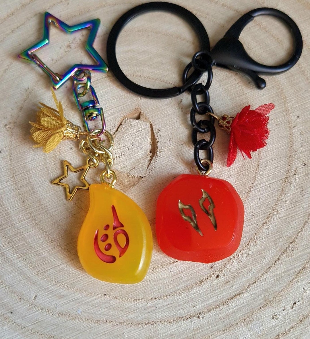 Resin Viper or Pictomancer Job Stone Keychain | Dawntrail | Cute Kawaii ...