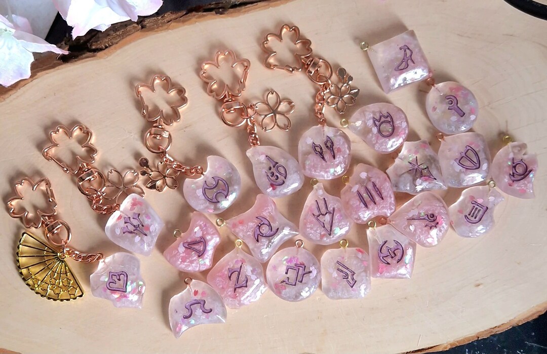 Resin FFXIV Job Stone Keychain | Cute Kawaii Keyholder Keyring FF14 ...