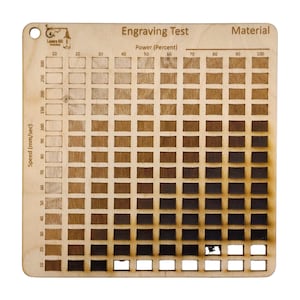 Lightburn Engraving Cutting Laser Test File | SVG | PDF | LBRN2 | DXF ...