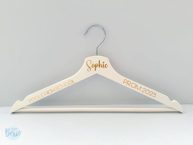 Personalized Prom Dress Hanger | Custom Name & School, Keepsake Gift ...