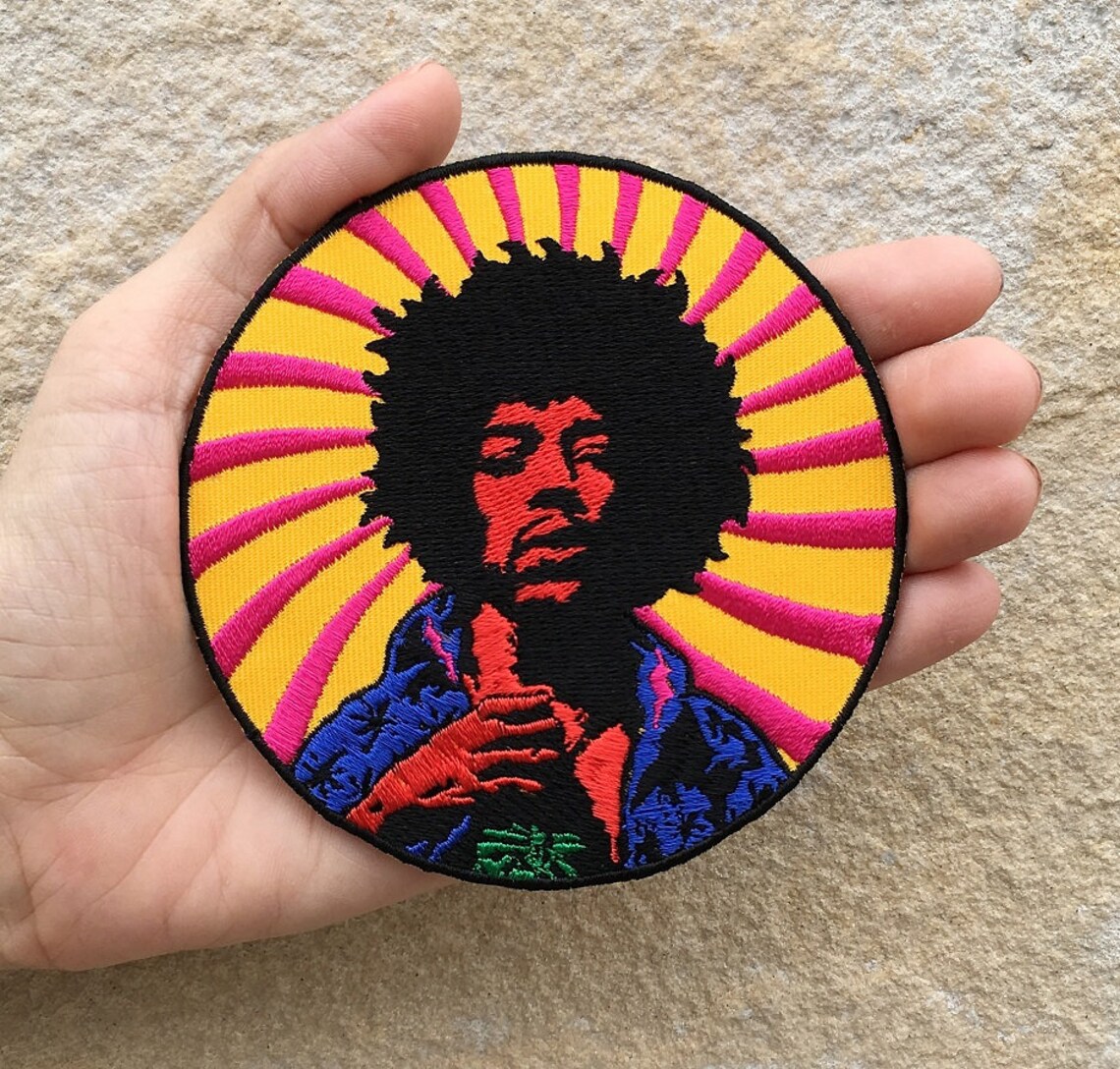 2 PACK Jimi Hendrix Patch Voodoo Child Woodstock Sixties Music - Etsy UK